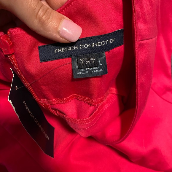 French Connection | Dresses | French Connection Pink Vneck Dress | Poshmark